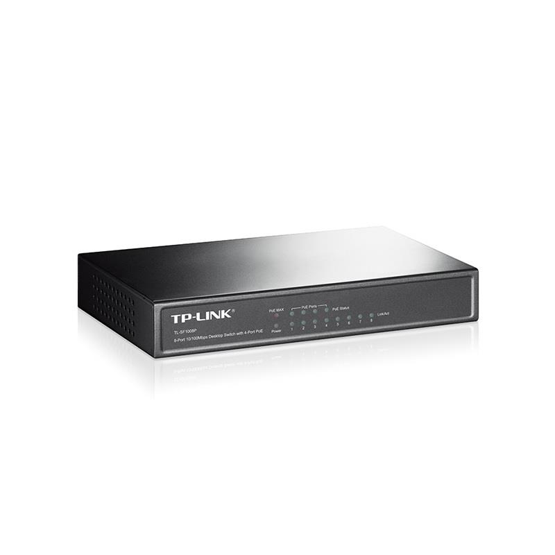 TP-LINK (TL-SF1008P) SOHO 8-port 10/100M PoE Switch - Canada Computers ...