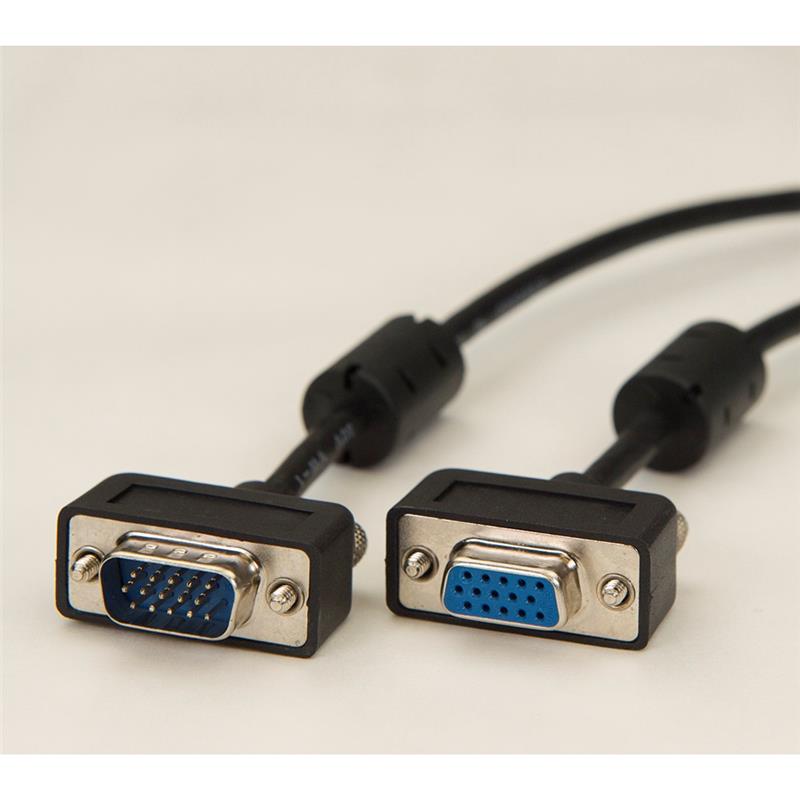 iCAN PC External Video Extension Cable, Super VGA HD15 M/F - 15 ft ...