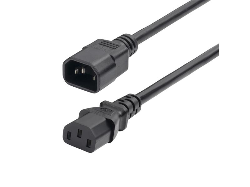 StarTech.com 1ft (0.3m) Power Extension Cord - Canada Computers ...