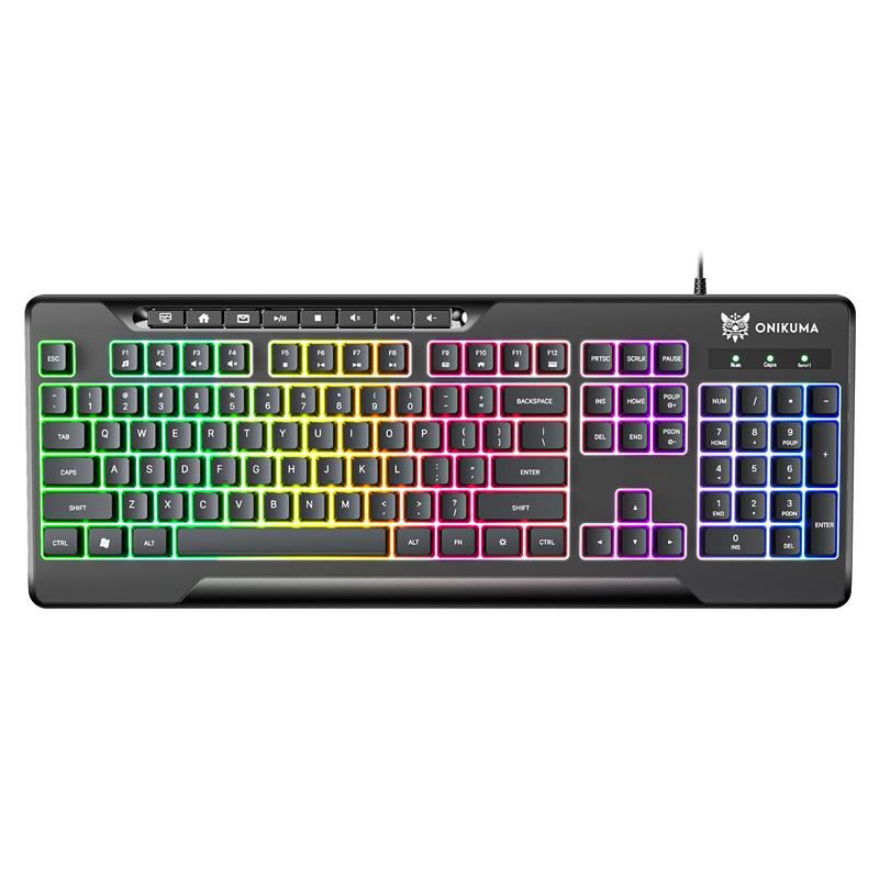 Clavier de jeu filaire ONIKUMA G32 noir mat rétroéclairé RVB - Canada ...