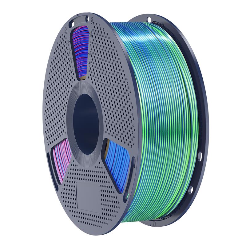 Sunlu Silk PLA+ Tri Color filament, Blue Green Purple - Canada ...
