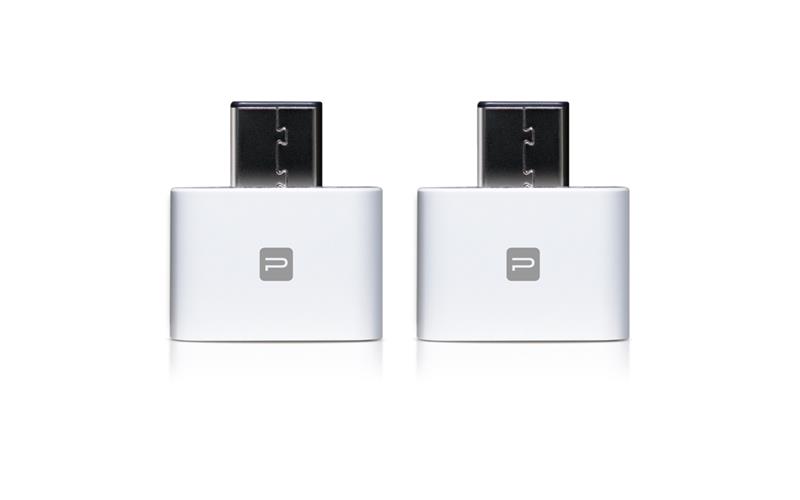 MEDIASONIC Type C (M) to Micro USB 2.0/3.0 (F) Adapter - 2PK, White ...