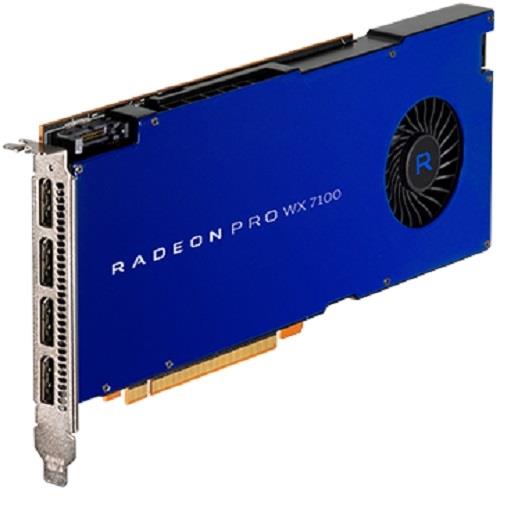 AMD Radeon Pro WX 7100 8GB PCI-E Workstation Graphics Controller - 4x ...
