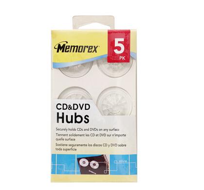MEMOREX 5PK CD/DVD Adhesive Hubs - Canada Computers & Electronics