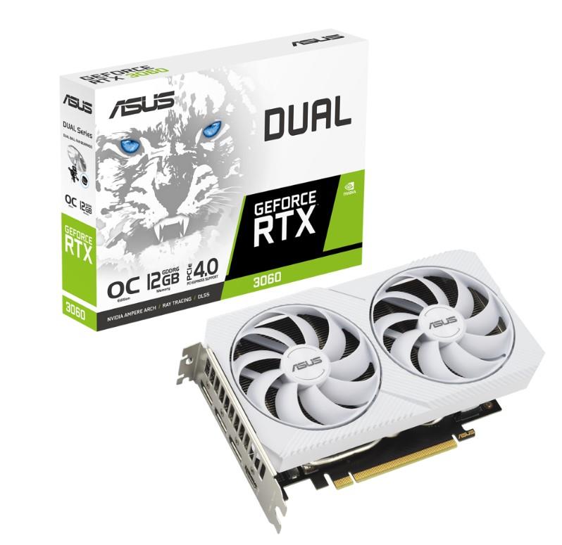 ASUS Dual GeForce RTX 3060 White OC Edition 12GB GDDR6 - Canada ...